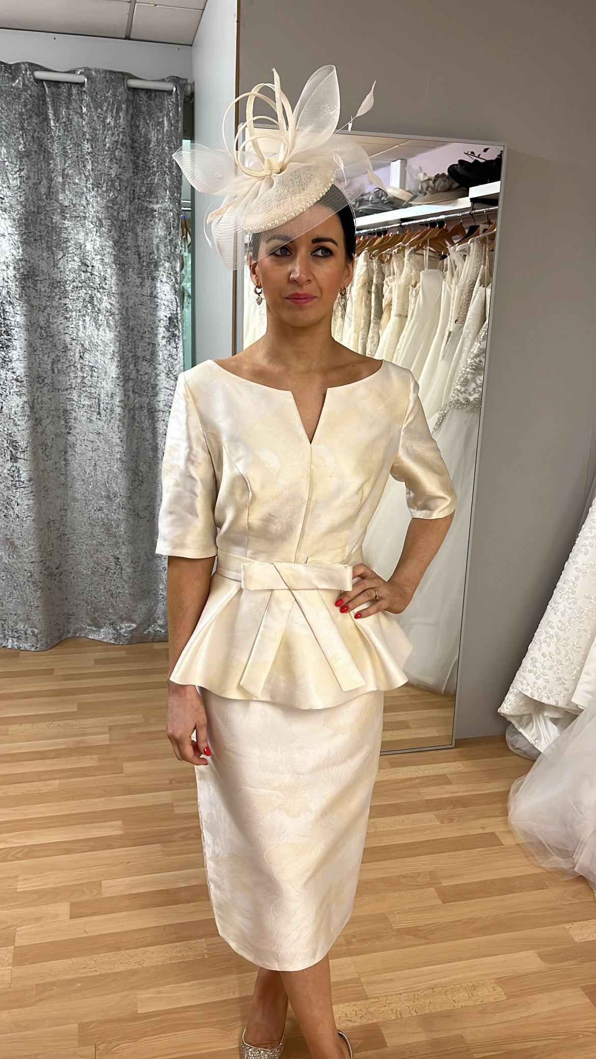 Anoola D188 Peplum Mother Of The Bride/Groom Dress Size 12 – Loft Bridal