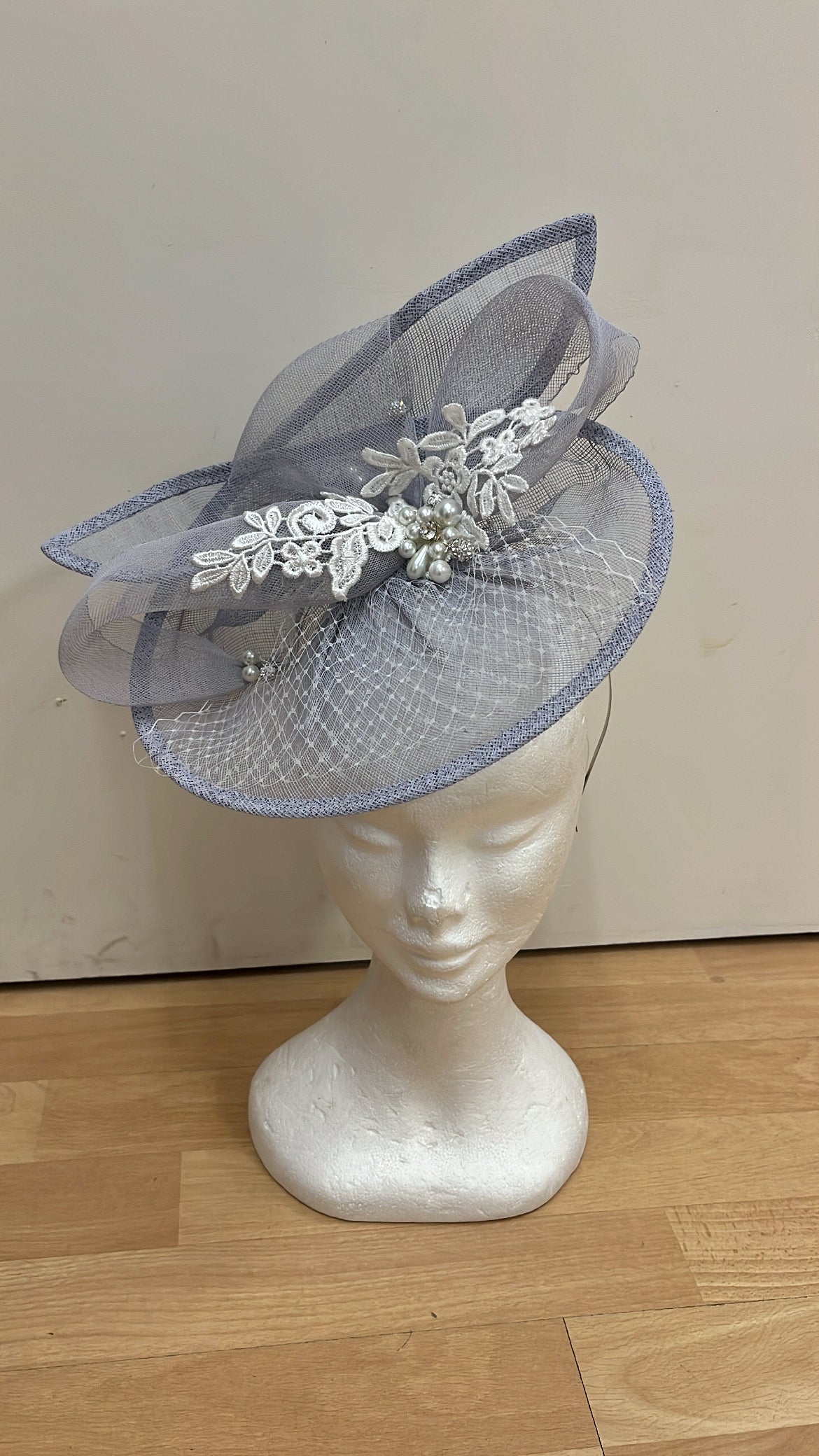 Powder Blue Headpiece – Loft Bridal